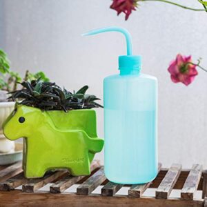 Oubest Squeeze Bottles Succulent Watering Bottle 500ml Blue Water Squirt Irrigation Bottle Squeeze Sprinkling Can Plastic Wash Plant Bottle 2pc