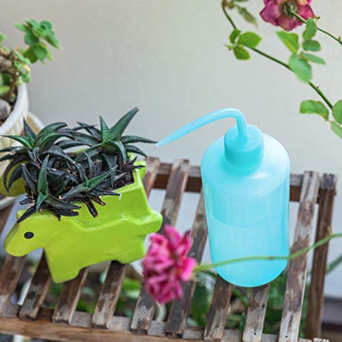 Oubest Squeeze Bottles Succulent Watering Bottle 500ml Blue Water Squirt Irrigation Bottle Squeeze Sprinkling Can Plastic Wash Plant Bottle 2pc