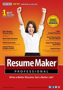 resumemaker professional deluxe 20 [pc download]