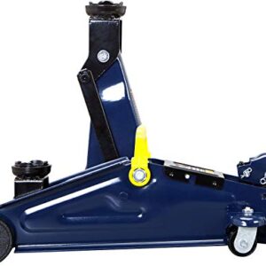 TCE AT82001U Torin Hydraulic Trolley Service/Floor Jack Combo with 2 Jack Stands, 2 Ton (4,000 lb) Capacity, Blue