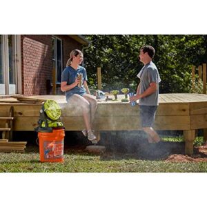 RYOBI 18-Volt ONE+ Bucket Top Misting Fan Kit