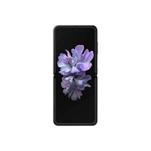 samsung galaxy z flip sm-f700f/ds dual-sim 256gb (gsm only | no cdma) factory unlocked android 4g/lte smartphone - international version (mirror black) (renewed)