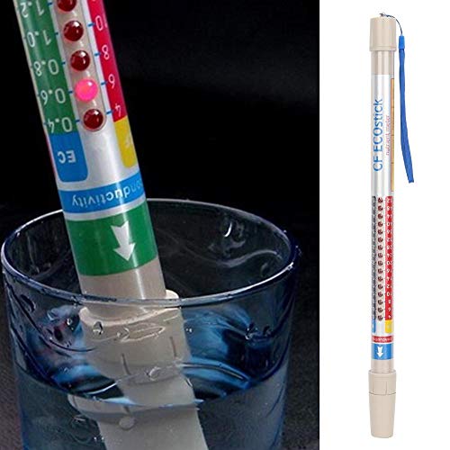 BTIHCEUOT Truncheon Nutrient Meter, Conductivity Nutrient Meter, Nutrient Meter Test Nutra Wand Truncheon Hydroponic EC/PPM/CF Hydroponics Readers