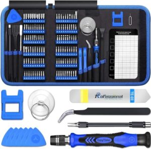 140 in 1 precision screwdriver set, professional computer, laptop repair tool kit, cell phone repair tool kit, compatible for iphone, tablet, macbook, pc, and xbox repair