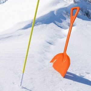 Ashman Plastic Snow Shovel with Durable Multi-Purpose Snow Plastic Shovel. (1 Pack)