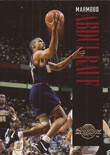 1994-95 Skybox Premium Basketball #40 Mahmoud Abdul-Rauf Denver Nuggets Official NBA Properties Trading Card