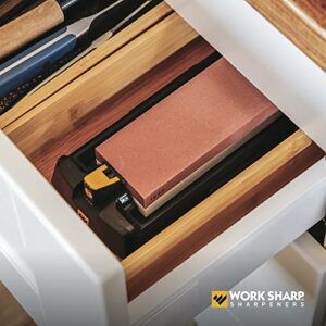 Work Sharp Benchtop Whetstone Knife Sharpener - For Knives & Edged Tools - Kitchen, Pocket, & Fillet