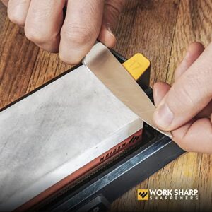 Work Sharp Benchtop Whetstone Knife Sharpener - For Knives & Edged Tools - Kitchen, Pocket, & Fillet