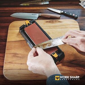 Work Sharp Benchtop Whetstone Knife Sharpener - For Knives & Edged Tools - Kitchen, Pocket, & Fillet