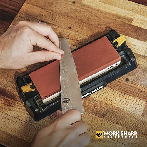 Work Sharp Benchtop Whetstone Knife Sharpener - For Knives & Edged Tools - Kitchen, Pocket, & Fillet