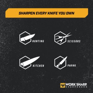 Work Sharp WSBCHBSS Benchstone Knife Sharpener Black