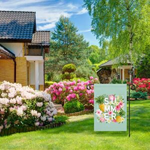 Blank Sublimation Garden Flag DIY Lawn Garden Flags Polyester Banners Flag for Indoor Outdoor Courtyard Decoration, 11.8 x 17.7 Inches (12)