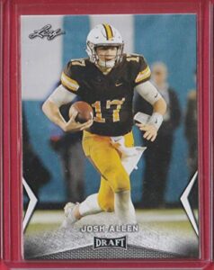 2018 leaf draft #31 josh allen - rookie year