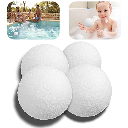 Scum Eliminating Ball, Oil Absorbing Sponge for Swimming Pools, Hot Tub, and Spas, Reusable