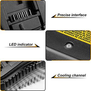 ANTRobut Replacement Fast Battery Charger DCB118 for Dewalt 20V MAX Battery Charger for Dewalt Battery DCB205 DCB204 DCB206 DCB200 DCB201 DCB203 Replace DCB107 DCB112 DCB115 DCB105