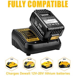 ANTRobut Replacement Fast Battery Charger DCB118 for Dewalt 20V MAX Battery Charger for Dewalt Battery DCB205 DCB204 DCB206 DCB200 DCB201 DCB203 Replace DCB107 DCB112 DCB115 DCB105