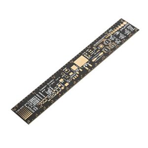 multifunctional pcb ruler, engineering scale printed circuit board ruler measuring tool 15cm/6.3inch