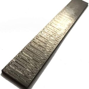 Aibote VG10 Custom Handmade Damascus Stainless Steel Billet Bar Blank Blade for Knife Making|Jewelry Making|Cutlery Making and for Other Making Purpose (300x50x3mm, C)