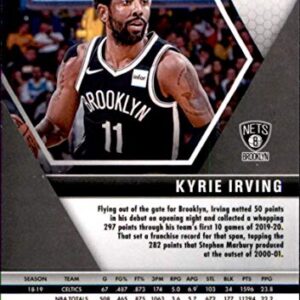 2019-20 Panini Mosaic #11 Kyrie Irving Brooklyn Nets Basketball Card