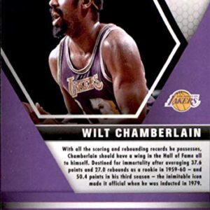 2019-20 Panini Mosaic #285 Wilt Chamberlain Los Angeles Lakers Hall of Fame Basketball Card