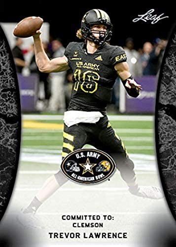 2018 Leaf Army All-American Bowl #55 Trevor Lawrence RC - Clemson (Rookie Card) First Licensed Football Trading Card