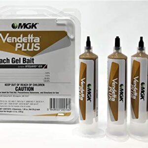 MGK Vendetta Plus Cockroach Gel Bait - 1 Box (4 X 30 Gr. Syringes)