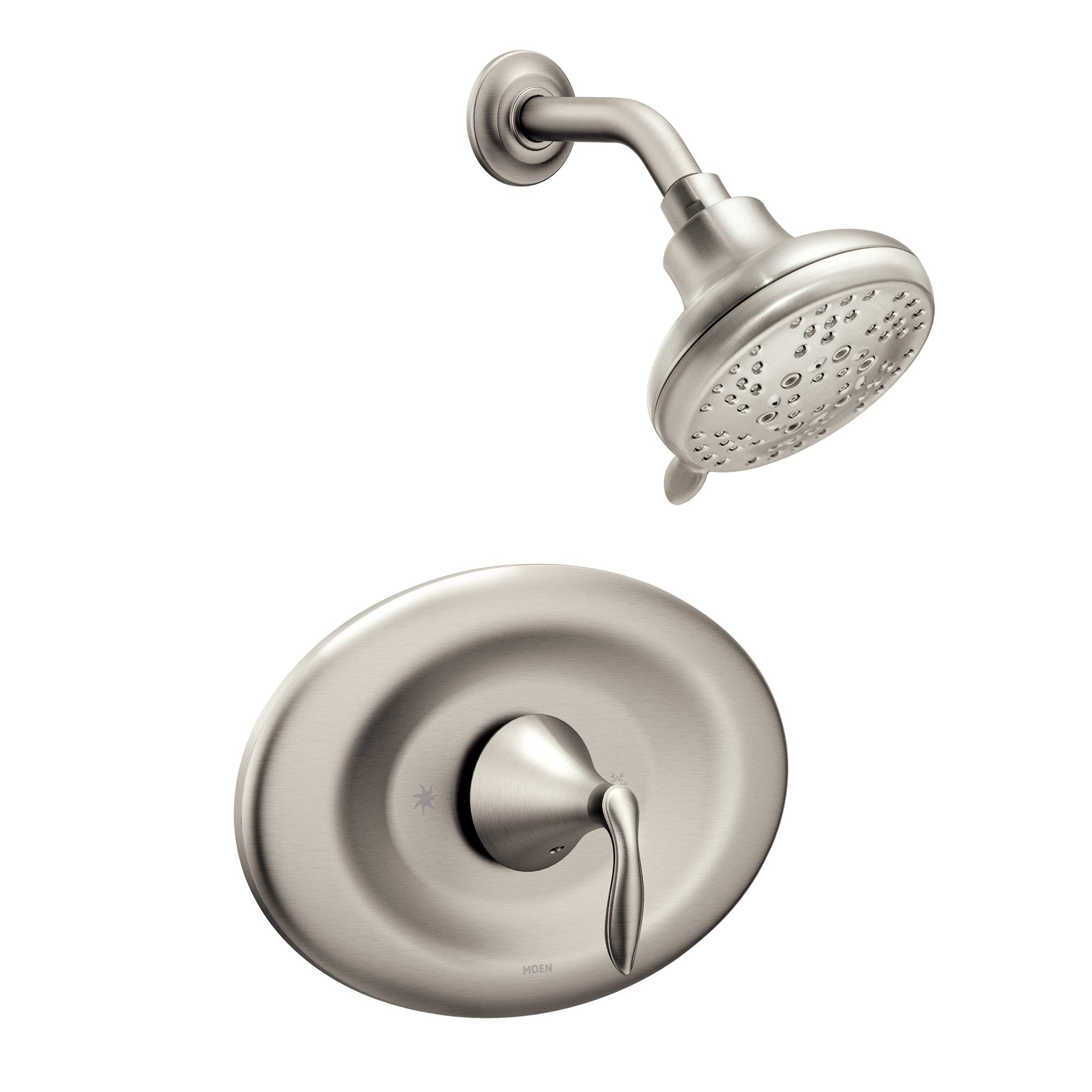 Moen T2138EPBN Eva Collection Posi-Temp Eco-Performance Shower Trim Kit Valve Required, Brushed Nickel