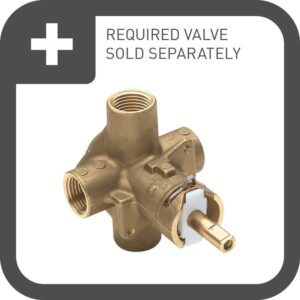 Moen T2138EPBN Eva Collection Posi-Temp Eco-Performance Shower Trim Kit Valve Required, Brushed Nickel