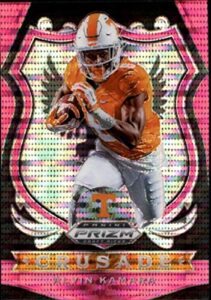 2020 panini prizm draft prizms pink pulsar #15 alvin kamara crusade tennessee volunteers football trading card