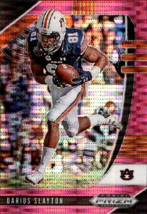 2020 panini prizm draft prizms pink pulsar #26 darius slayton auburn tigers football trading card