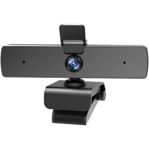 1080p web camera, 60fps webcam with microphone, qtniue usb webcam desktop or laptop, streaming webcam for computer widescreen video calling, conferencing or recording, usb computer camera built-in mic