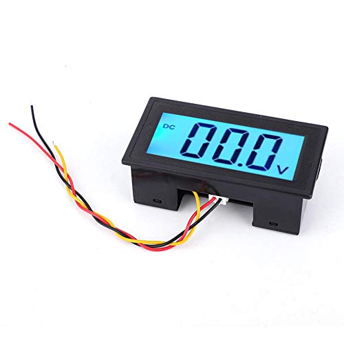 YB5135DB LED Digital Display Voltage Meter LCD Digital Display Three Wire Voltage Meter Monitor Voltmeter Voltage Tester Panel Voltage Monitor (DC0-500V)