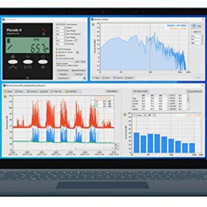 Professional Integrating-Averaging Class 2 Sound Level Meter with Data Logger and Noise Analysis Software