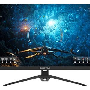 Sceptre 27-inch IPS Gaming Monitor 165Hz 144Hz HDMI DisplayPort 99% sRGB AMD FreeSync FPS RTS Build-in Speakers Machine Black