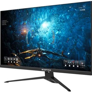 Sceptre 27-inch IPS Gaming Monitor 165Hz 144Hz HDMI DisplayPort 99% sRGB AMD FreeSync FPS RTS Build-in Speakers Machine Black