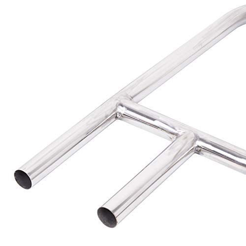 KUAFU Pool Handrail Grab Rail 49.5"X35.5" Swimming Pool Bend Handle Stair Rail 300lbs Load Capacity for Inground Pool 304 Stainless Steel