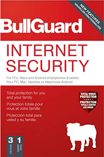 BullGuard | Internet Security 2020 | 3 Devices | 1 Year [PC/Mac Online Code]