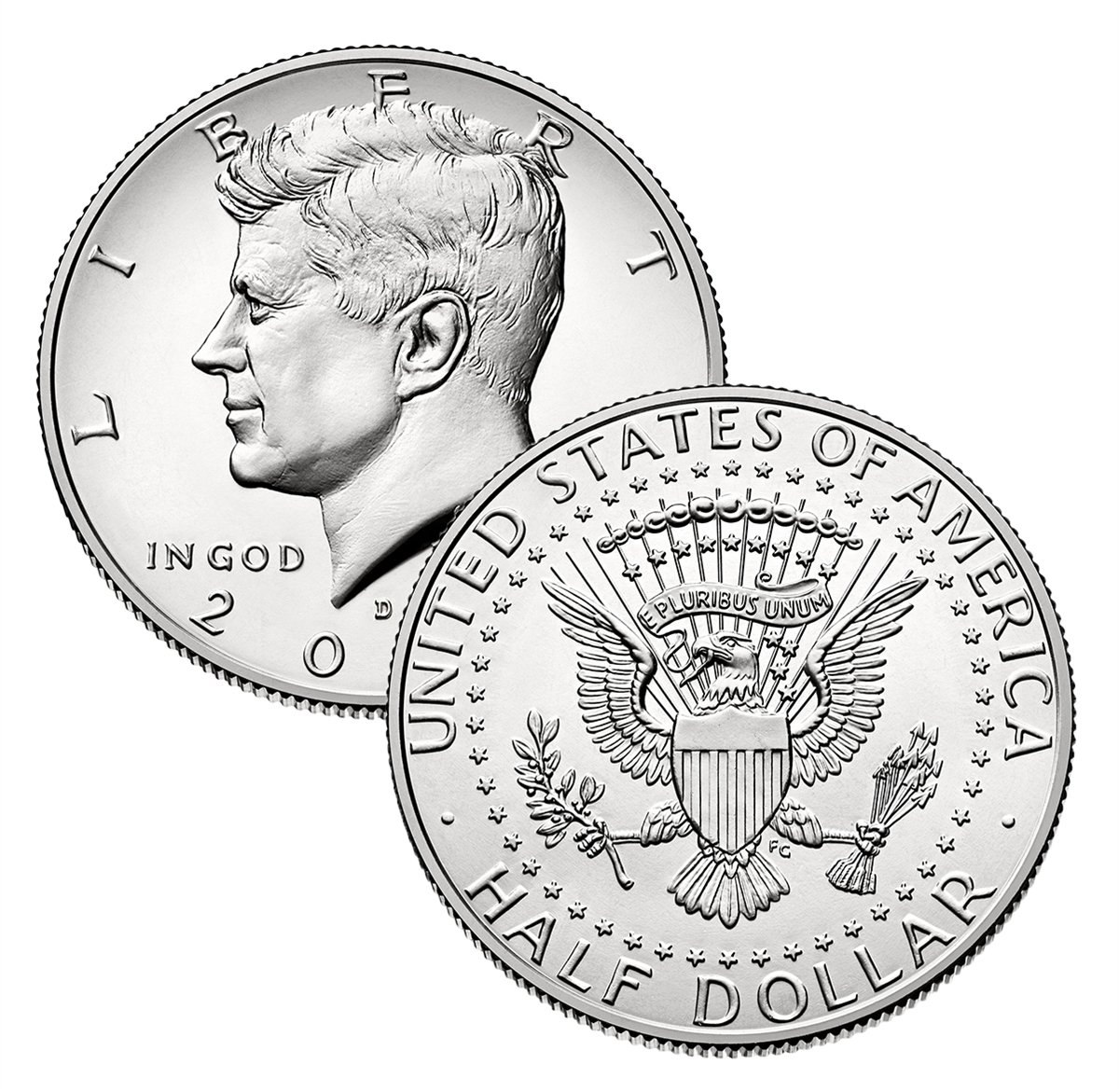 2020 P, D Kennedy Half Dollar 2 Coin Set Half Dollar US Mint Uncirculated