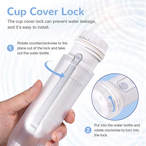 MERONG Portable Travel Electric Bidet Sprayer Handheld Personal Bidet Sprayer Bidet Bottle for Baby Care/Outdoor Traveling