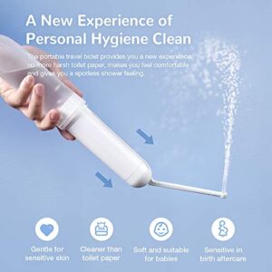 MERONG Portable Travel Electric Bidet Sprayer Handheld Personal Bidet Sprayer Bidet Bottle for Baby Care/Outdoor Traveling