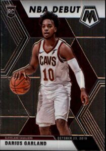 2019-20 panini mosaic #262 darius garland cleveland cavaliers rc rookie nba basketball trading card