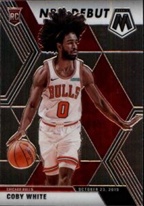 2019-20 panini mosaic #264 coby white chicago bulls rc rookie nba basketball trading card