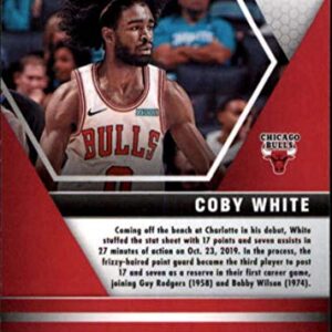 2019-20 Panini Mosaic #264 Coby White Chicago Bulls RC Rookie NBA Basketball Trading Card