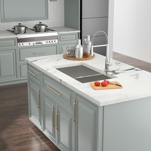 33 Double Bowl Kitchen Sink - Kichae Undermount Kitchen Sinks Stainless Steel Double Basin 33x19 Inch Kitchen Sink 18 Gaugle 60/40 Undermount Kitchen Sink Basin