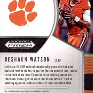 2020 Panini Prizm Draft Picks #34 Deshaun Watson Clemson Tigers Football NFL