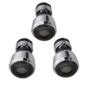 360 rotate swivel water saving tap aerator diffuser faucet nozzle filter adapter 3pcs