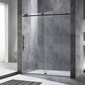 woodbridge msdc 6076-mbl shower door, 60"x76", mbl