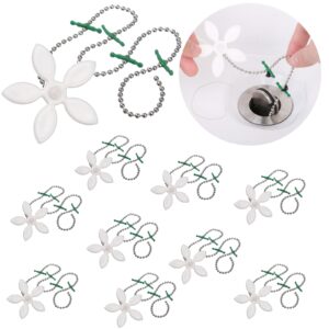 10 pack drain hair catcher, flower hair drain catcher, bathtub drain cover drain clog protectors for bathtubs and sinks