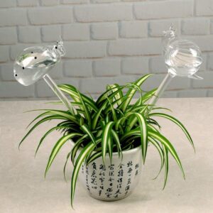 Cabilock Delicate 1PC Beetle Shape Waterer Automatic Watering Device Transparent Flowers Irrigator Bonsai Accessory