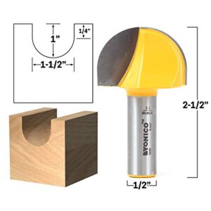 YONICO 19107 1-1/2-Inch Diameter Core Box Router Bit 1/2-Inch Shank